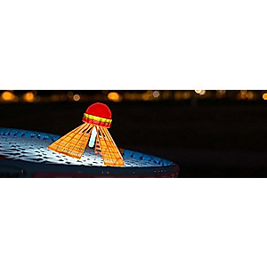 Speedminton SM01-FUN-10 FUN Set - Alternative to beach ball, spike ball, badminton, incl. 1 HELI and one FUN Speeder, perfect for the beach, park or backyard, Blue Orange