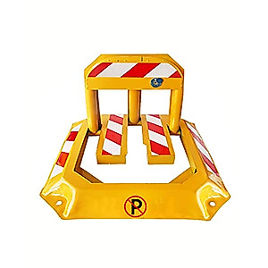 HEIMP Parking Post, Parking Barrier, for Parking Lot Parking Guide Blocks,Car Ground Lock, Parking Space Lock, Parking Pile Parking Space Lock Parking