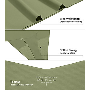 DEANGELMON Womens Thongs High Waisted Seamless Underwear for Women Breathable No Show Panties 4 Pack Medium(4P6)