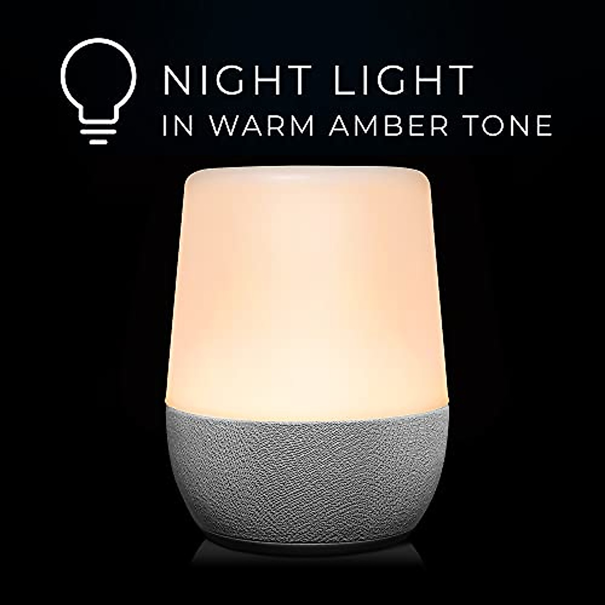 Yogasleep Duet White Noise Sound Machine & Night Light, 30 Natural Sounds, Bluetooth-Wireless Speaker for Travel, Office Privacy, Concentration, Sleep Aid for Adults & Baby, Registry & Nursery Gift
