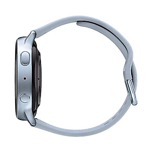 Samsung Galaxy Watch Active2 (Silicon Strap + Aluminum Bezel) Bluetooth - International (Cloud Silver, R820-44mm)