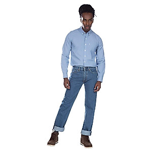 Levi's Men's 505 Regular Fit Jeans (Also Available in Big & Tall), Medium Stonewash, 32W x 30L