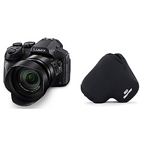 Panasonic LUMIX FZ300 Long Zoom Digital Camera with MegaGear ''Ultra Light'' Neoprene Camera Case Bag