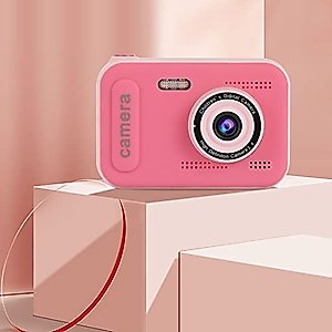 SLR Camera, 20 Megapixel HD Front and Rear Dual Camera Children's Camera Built-in Mic Supports 8X Digital Zoom Children's Gifts