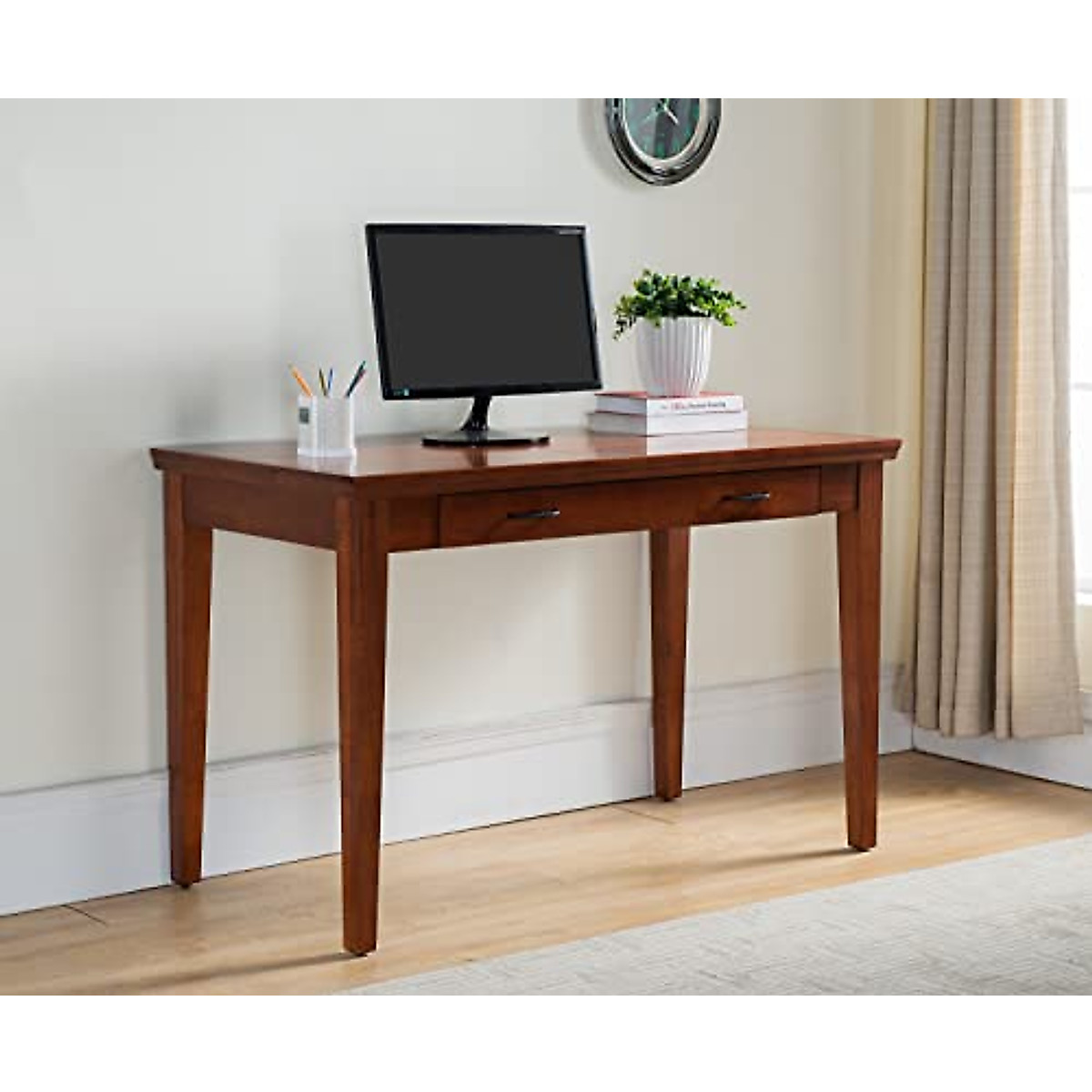 Leick Westwood Laptop/Writing Desk, Brown Cherry Finish