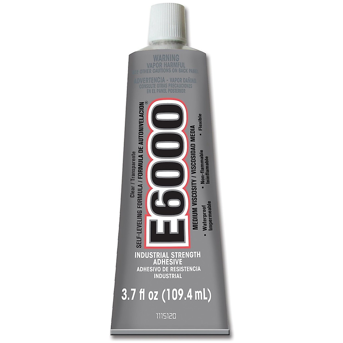 Eclectic Products 230021 4 Pack 3.7 oz. E-6000 Medium Viscosity Multi-Purpose Adhesive Uncarded, Clear