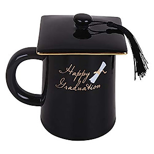 Vencer 2023 ''Happy Graduation'' Graduation Present/Bachelor's Degree Present-Graduation Cap Mug Bachelor Cap as Graduation Party Supplies,Graduation Decorations,Back to School Present,VCM-21