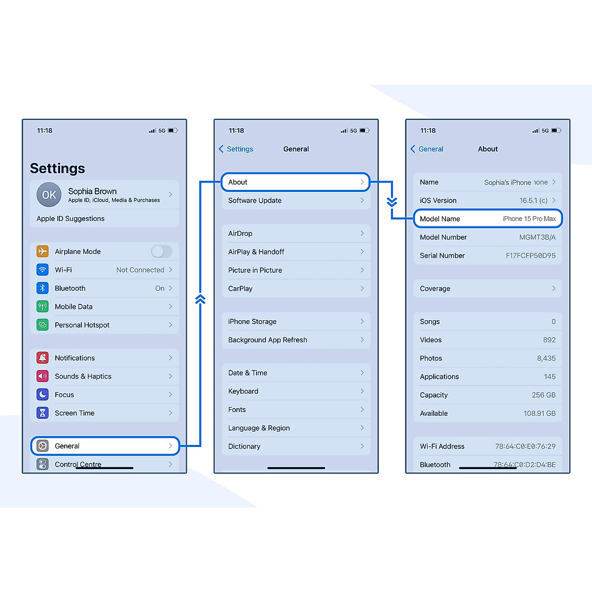 Ocushield Anti Blue Light Tempered Glass Screen Protector for iPhone 14 Pro 6.1" - Protect Your Eyes Reduce Migraines & Improve Sleep