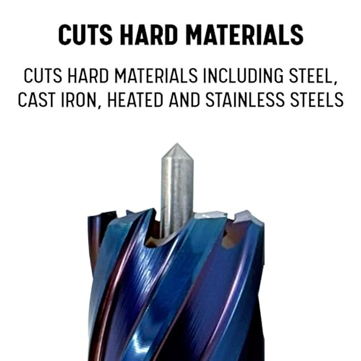 Drill America 1" X 2" NACO (Nano-Composite) Coated Blue Annular Cutter, ANC Series