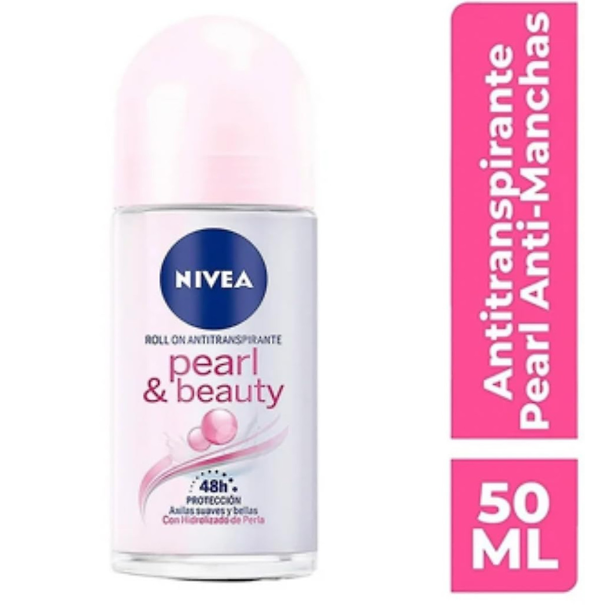 Nivea Pearl Beauty Roll On For Women, 50Ml (Pack Of 2)