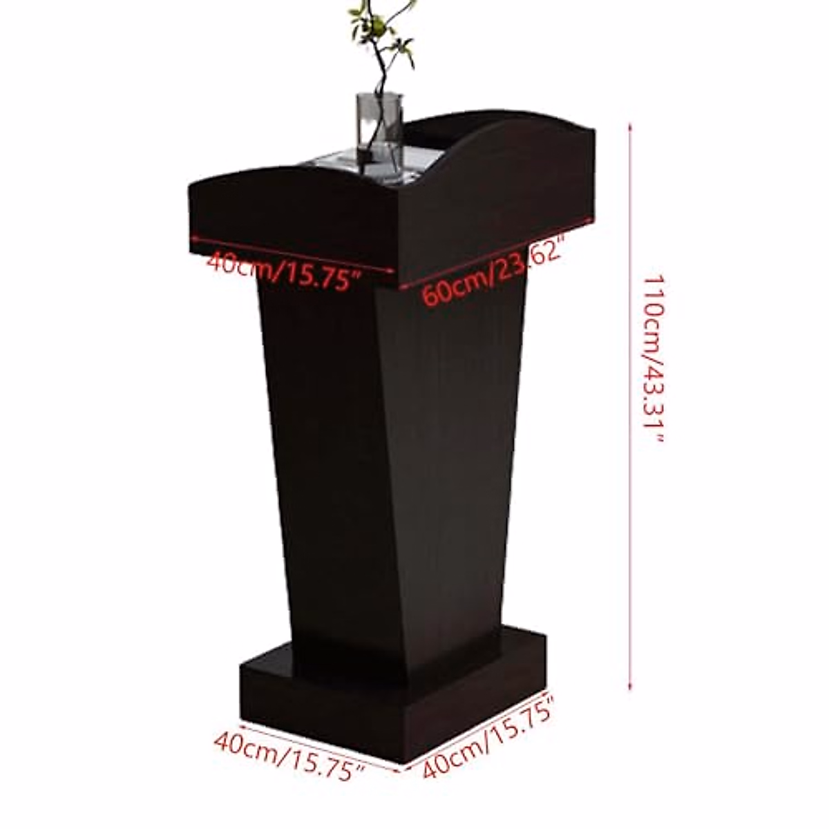 EESHHA Lectern Lecterns Minimalist Podium Stand with Drawers and Open Storage Lecterns Wood Conference Table Portable Teacher Podiums