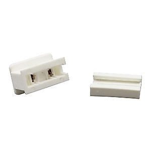 Creative Hobbies SPLUG, Easy Snap On End Plug, For SPT-1 Wire, Residential Grade, Polarized, Non-Grounding, 8 Amp, 125 Volt, White, Pack of 5 Plugs