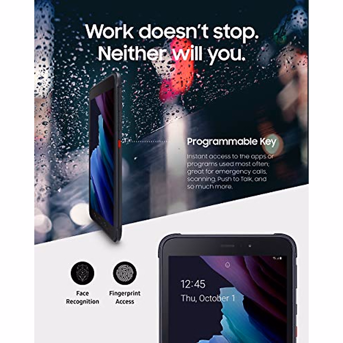 Samsung Galaxy Tab Active3 Enterprise Edition 8” Rugged Multi Purpose ...