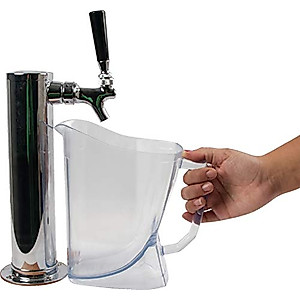 Carlisle FoodService Products PPP60 Perfect Pour Shatter-Resistant Beer Pitcher, 60 oz.