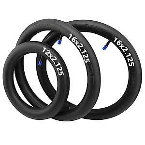 16'' x2.15 x2 Back and 12.5'' x2.15 x1 Front Premium Explosion Proof Front Inner Tire Tube 3 Piece Set for BOB Revolution Strollers Like SE/Pro/Flex/SU/Ironman- Made from BPA/Latex Free Butyl Rubber