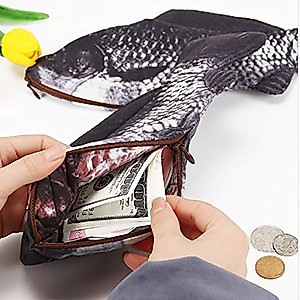 2 Pieces Of Simulation Fish-shaped Pencil Case Pencil Bag Waterproof Pencil Bag Fish Coin Purse Novelty Pencil Bag Interesting Pencil Bag Durable Stationery Bag Gift Boys Girls School Office Supplies