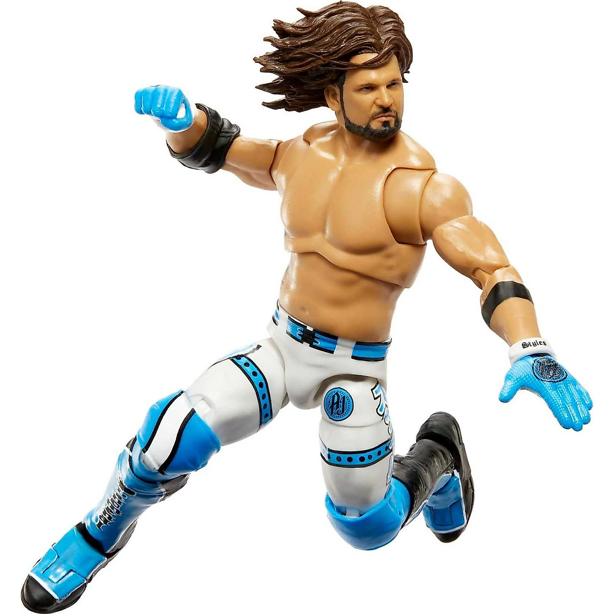 Mattel WWE AJ Styles Ultimate Edition Action Figure with Interchangeable Accessories, Articulation & Life-Like Detail, 6-inch