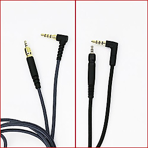 NewFantasia Replacement Audio Cable Compatible with Sennheiser Game ONE, Game Zero, PC 373D, GSP 350, GSP 500, GSP 600 Gaming Headsets 2m/6.6ft