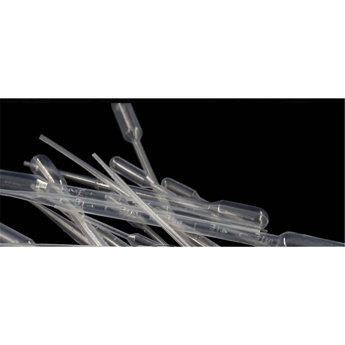 50Pcs 3Ml Transfer Pipette Graduated Dropper Convenient