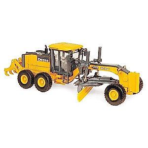 ERTL Prestige Collection - John Deere 872GP Grader Tractor Toy Replica - 1:50 Scale - Authentic Die-Cast Metal Material - John Deere Tractor Toys - Farm Toys Ages 14 Years and Up