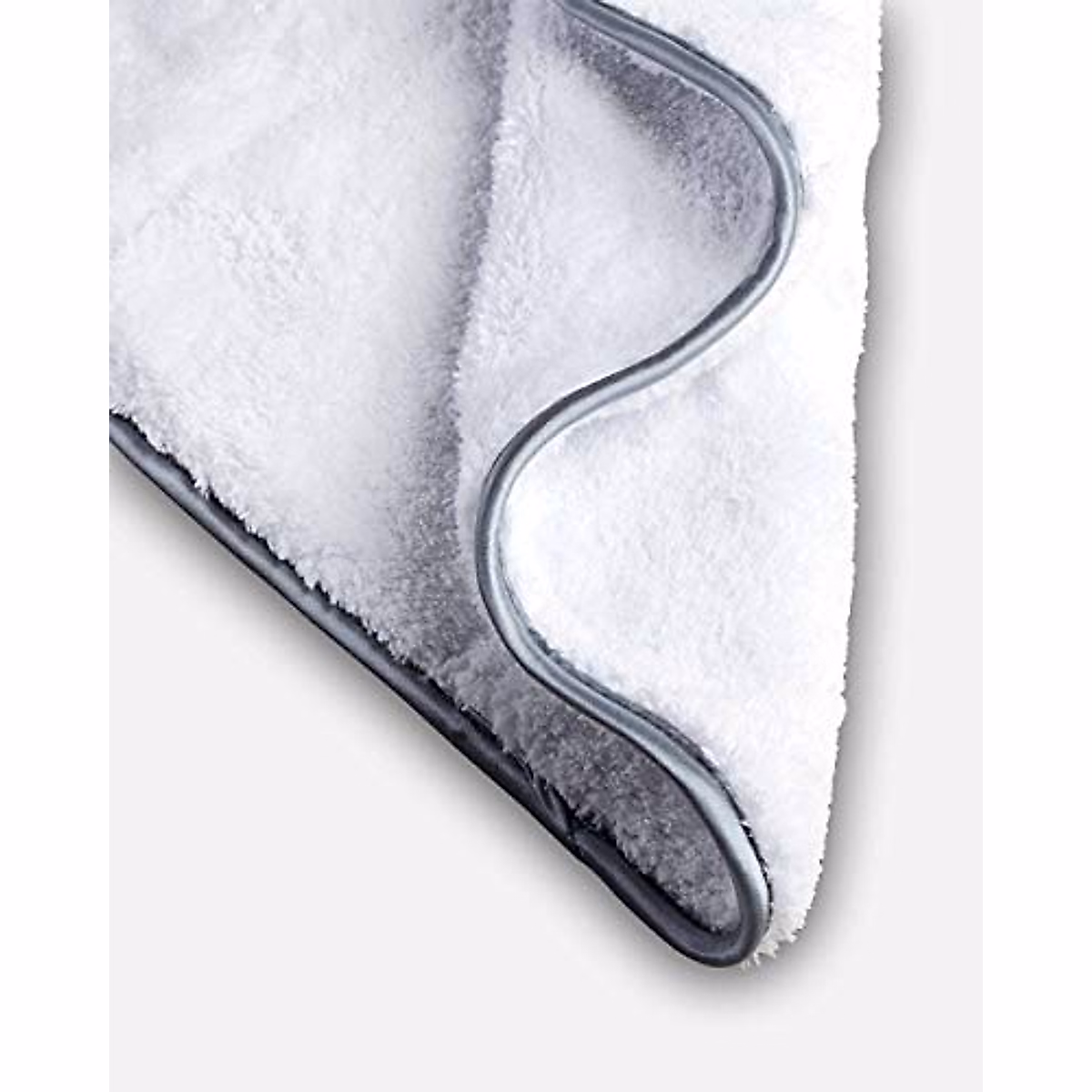 Adam's Double Soft Microfiber Towel - Premium Quality Microfiber Polishing Towel with Scratch-Free Satin Edge - Buff Away Polishes & Car Wax with Ease (2 Pack)