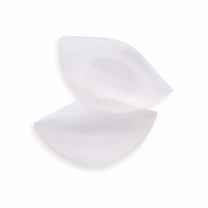 Pure Style Girlfriends Bump-and-Jump-a-cup Cleavage Enhancing Bra Insert, Clear, One Size