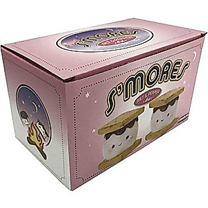 Streamline Imagined Marshmallow Smores Salt and Pepper Shaker Set Ceramic