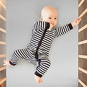 Yeeeasy Soft Satin Pack n Play Sheet Protect Baby Hair 27’’x39’’ Fitted Playard Sheet Portable Mini Crib Mattress Sheet for Boys and Girls, 2 Pack, Gray and White