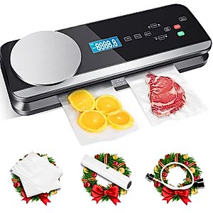 Vacuum Sealer 80Kpa Full Automatic Vacuum food sealer with Kitchen scaler