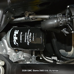 PPE - Premium High-Efficiency Oil Filter (Short) 114000740 Compatible with 2020+ GM 6.6L Duramax L5P (Replaces AC Delco PF26)