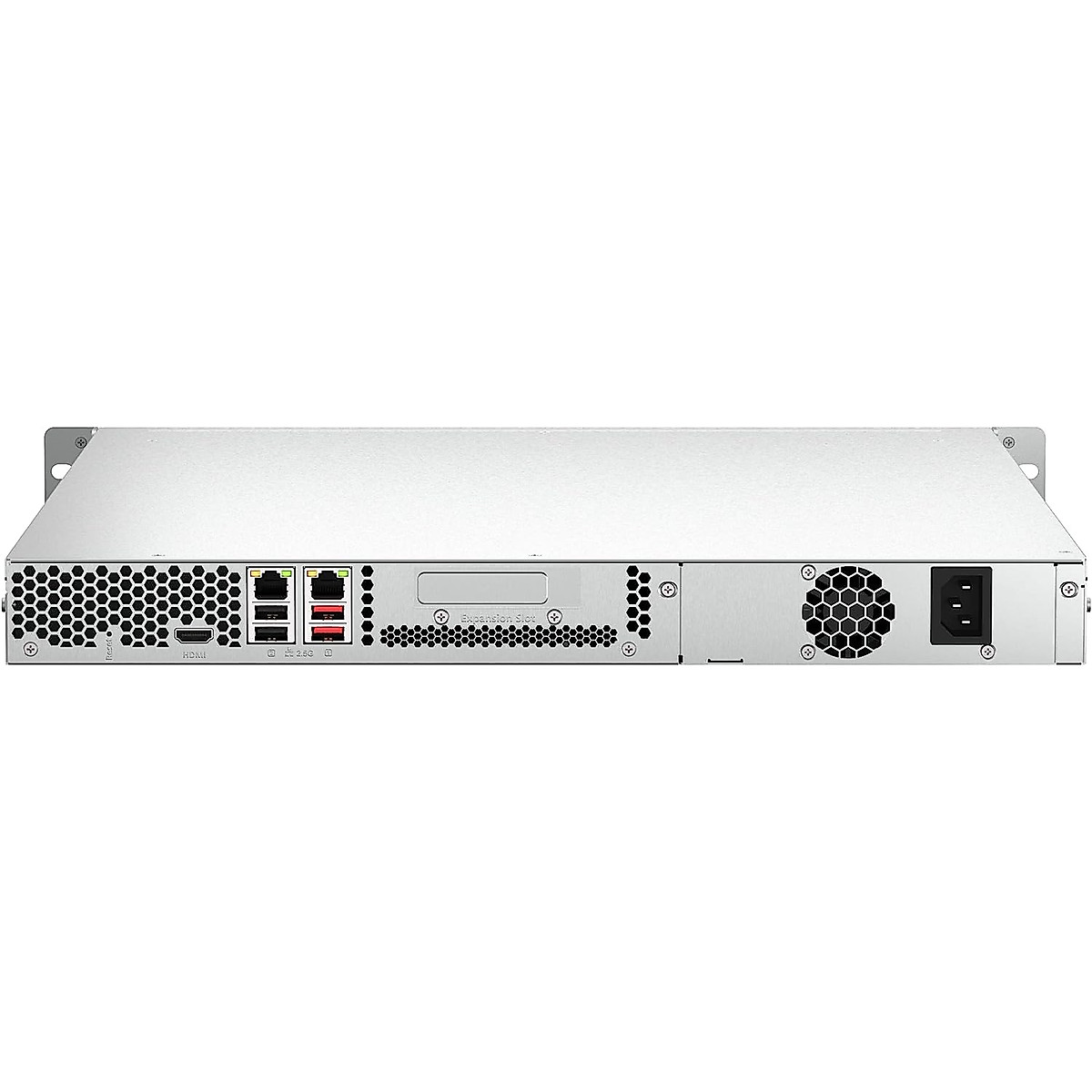 QNAP TS-464U-8G-US 4 Bay High-Speed Rackmount Dual-2.5GbE NAS Intel® Celeron® N5105/N5095 CPU, 8GB DDR4 Memory and 2.5GbE (2.5G/1G/100M) Network Connectivity (Diskless)