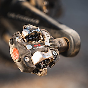 LOOK Cycle - X-TRACK Race Carbon MTB Bike Pedals - Standard SPD Mechanism Compatible - Clipless Pedal - Carbon Body - Chromoly+ Axle - Large Platform - Extremely Reliable Clipless Pedals