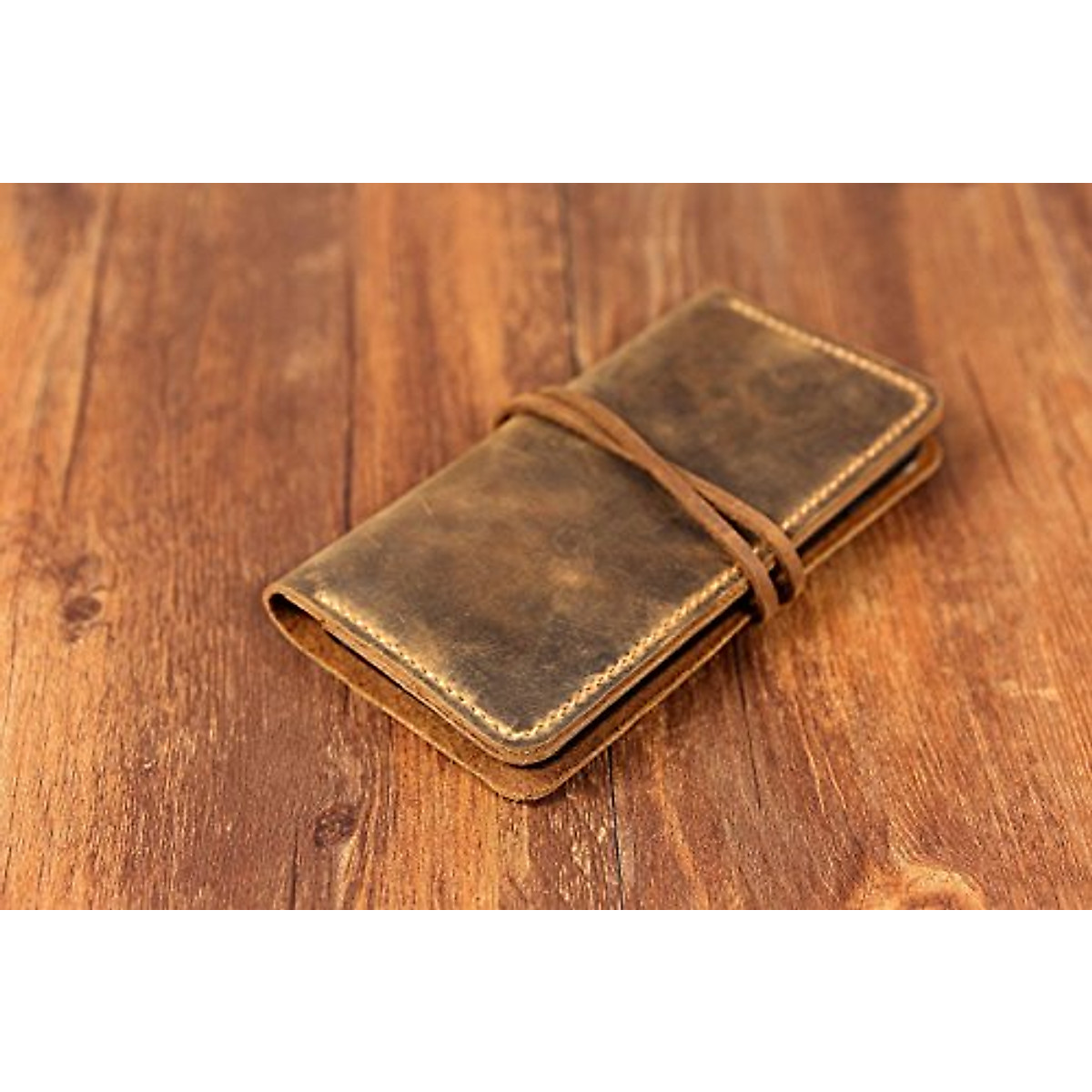 Personalized leather iPhone 11 Pro Max wallet Case/Vintage distressed genuine leather iPhone X XR XS Max Wallet case - IP005WS