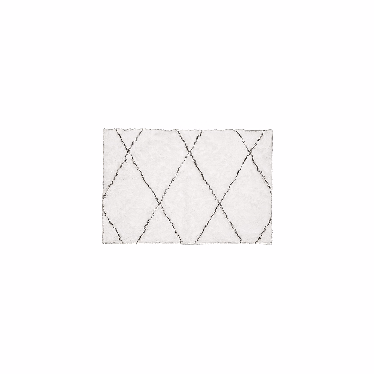 Ruggable Washable Plush 2x3 Area Rug, Moroccan Diamond, Premium Rugs for Living Room, Bedroom, Kitchen, Office, Classroom with Gripper Non Slip Pad