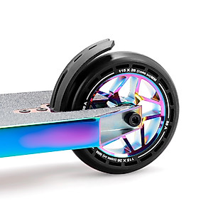 LMT01-V2 Professional Scooter-Trick Scooter-Intermediate Professional Stunt Scooter Suitable - Children, Teenagers Adults 8 Years Old Above-Durable (Black Color)