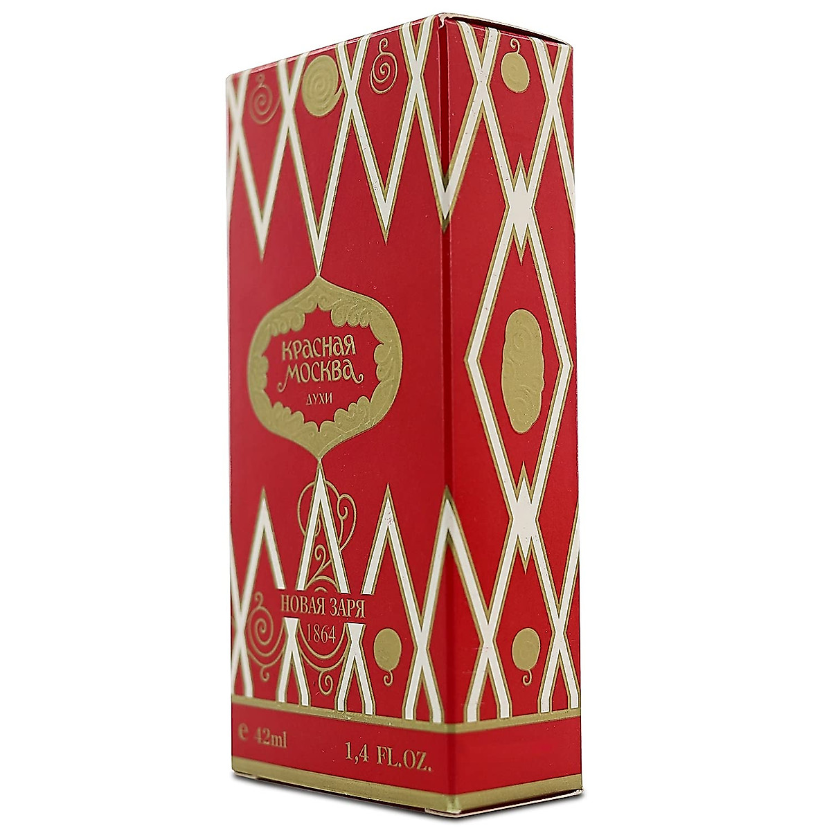 Novaya Zarya Krasnaya Moskva Red Moscow Moscou Rouge Perfume Glass Bottle US Imported Seller 42ml - 1.4 oz