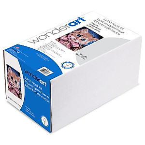 Patons Wonderart Prize Kitty Latch Hook Kit, 15" X 20"