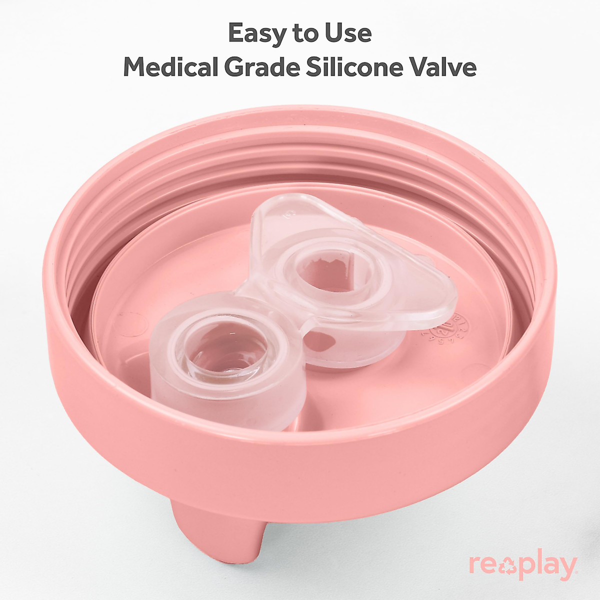 Re-Play Made in USA 10 Oz. Sippy Cups for Toddlers, Pack of 6 - Reusable Spill Proof Cups for Kids, Dishwasher/Microwave Safe - Hard Spout Sippy Cups for Toddlers 3.13" x 6.25", Fairytale