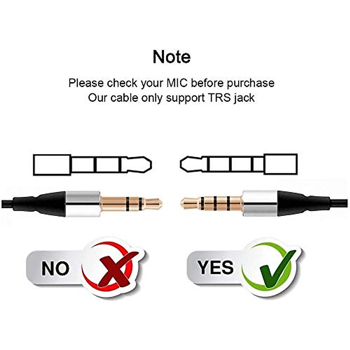 ZIMRIT 3ft USB to 3.5mm Aux Adapter Cable, Data Transfer, Black