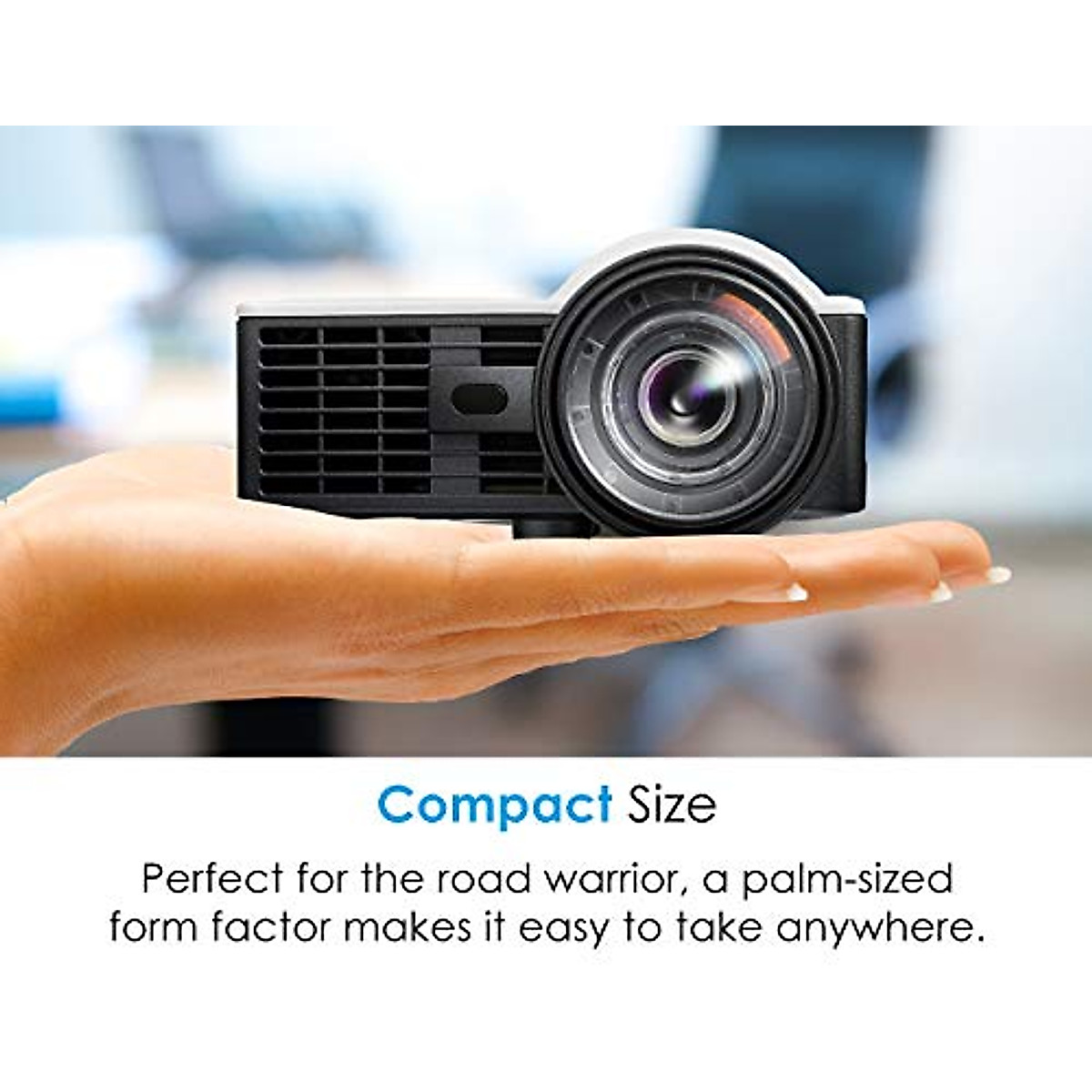 Optoma Portable LED Projector | 1000 lumens with Auto Focus | ML1050ST+