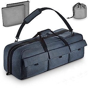 bagmate Multipurpose Telescope Bag – Shock-Absorbent Telescope Carrying Case with Adjustable Shoulder Strap and Extra Storage – Water Repellent (30 Inches) - Compatible with Celestron Telescope