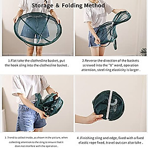 DAWNTREES Clothes Drying Basket Racks,Foldable Socks Drying Hanger Racks Prevent Sweater from Deforming,Laundry Basket for Drying Underwear, Baby Clothes, Towels, Hats, Scarves