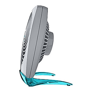 Vornado FIT Personal Air Circulator Fan with Fold-Up Design, Directable Airflow, Compact Size, Perfect for Travel or Desktop Use, Aqua