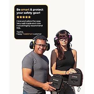 TradeSmart Hearing and Eye Protection Case - Safety Glasses and Ear Protection Case