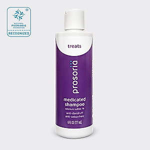 Prosoria Medicated Shampoo Relieves and Prevents Flaking, Scaling, Dry, Itchy Scalp Psoriasis Symptoms and Dandruff while Revitalizing and Moisturizing Scalp and Hair. Maximum Strength 6oz bottle