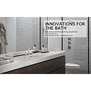 ARRISEA Bathroom Faucets for Sink 3 Hole Brushed Nickel Bathroom Sink Faucet with Pop-up Drain and Built-in Strainer, 8 Inch Wide-Spread Faucets for Bathroom Sink 3 Hole, BF057-1-BN