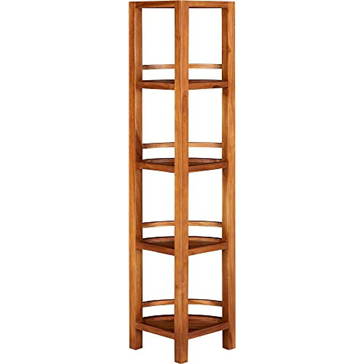 Signature Hardware 453411 Yuhan 12-1/4" Teak Wood Bathroom Shelf