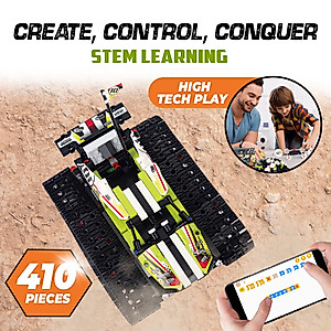 Remote Control Car for Kids - Remote Control Truck STEM 400+ PCS Car Building Kit - RC Toys for Boys - Monster Truck Toys Gift for Boys - RC Cars for Adults