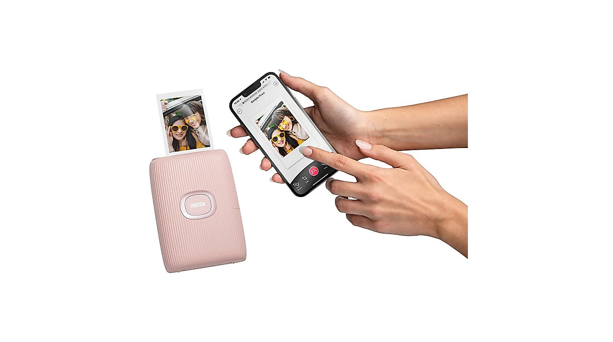 Fujifilm Instax Mini Link Printer - Dusky Pink Bundle