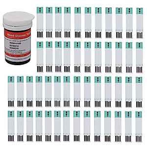 50 Count Accurate Glucose Test Strips for Diabetes Monitoring, PET Material
